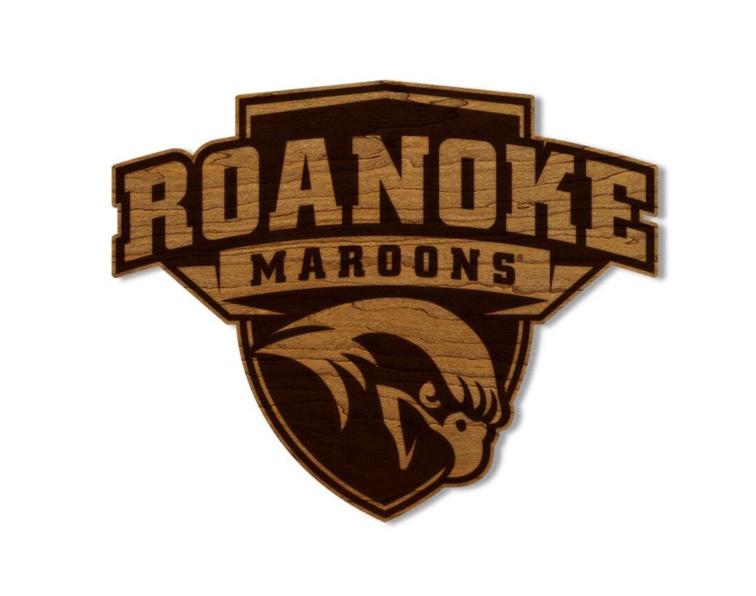 Roanoke College Maroons Wall Hanging - Crafted From Cherry and Maple ...