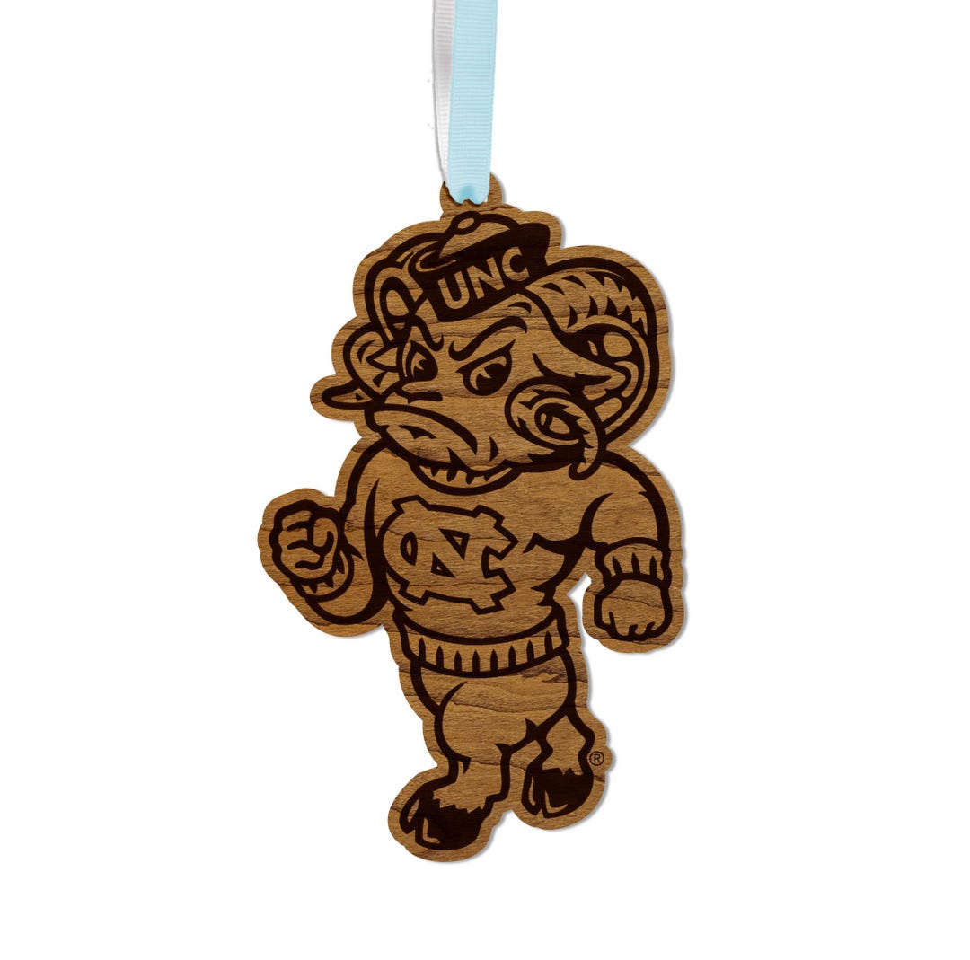 University of North Carolina Chapel Hill Strutting Ramses Ornament ...