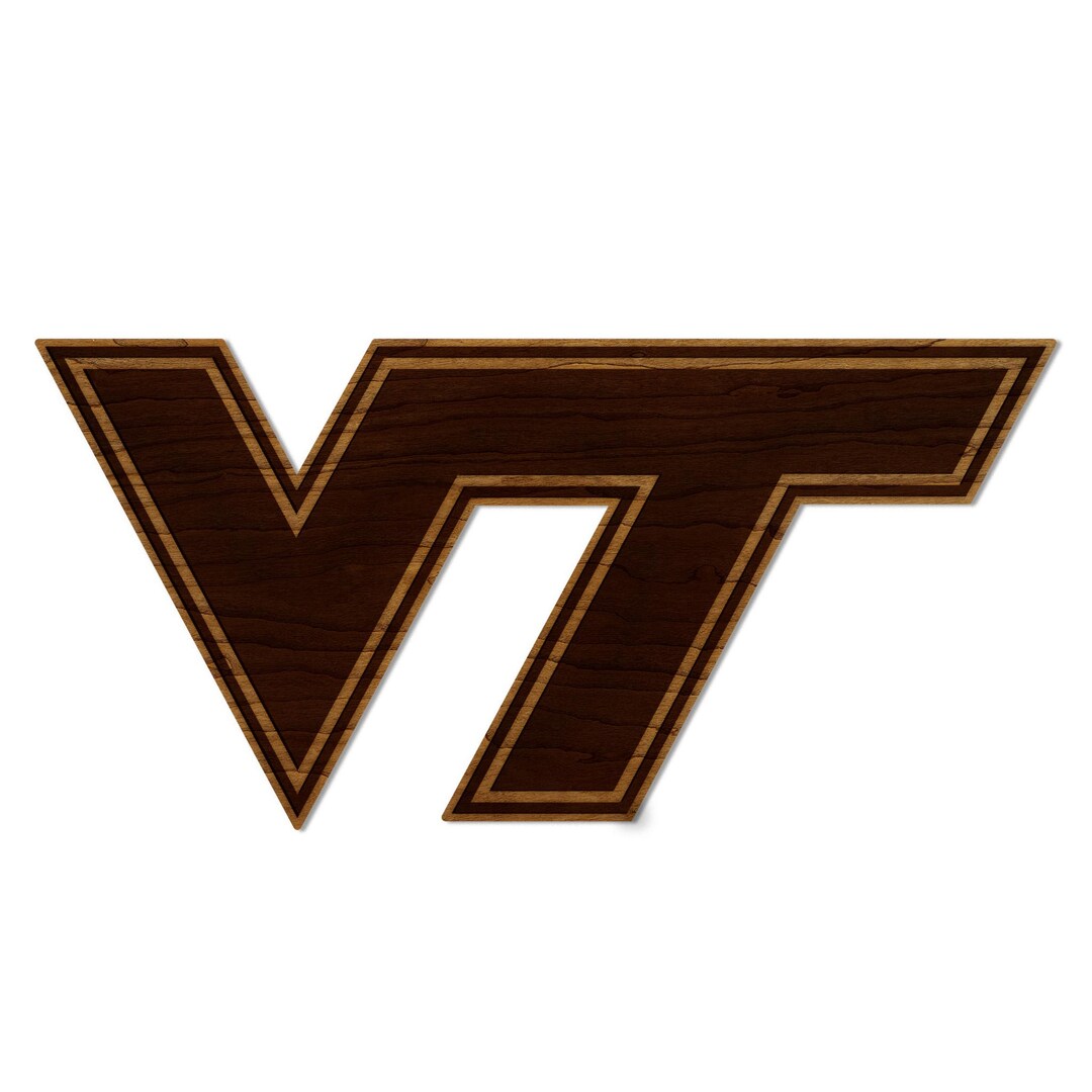 Virginia Tech Flying VT Wall Hanging - Crafted From Cherry and Maple ...