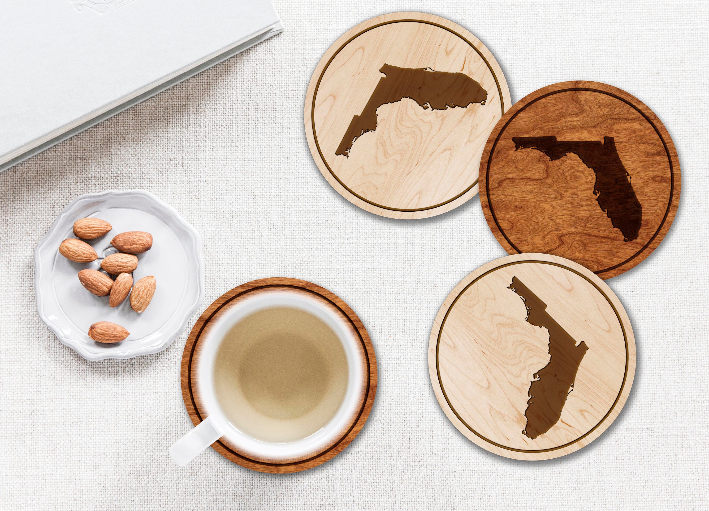 State Map Coaster All 50 States Available Crafted from | Etsy