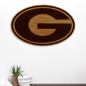 University of Georgia Logo Wall Hanging Crafted From Cherry or Maple ...
