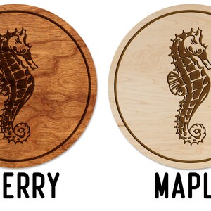 Sea-life Coaster – Multiple Animals Available - Crafted From Cherry or ...