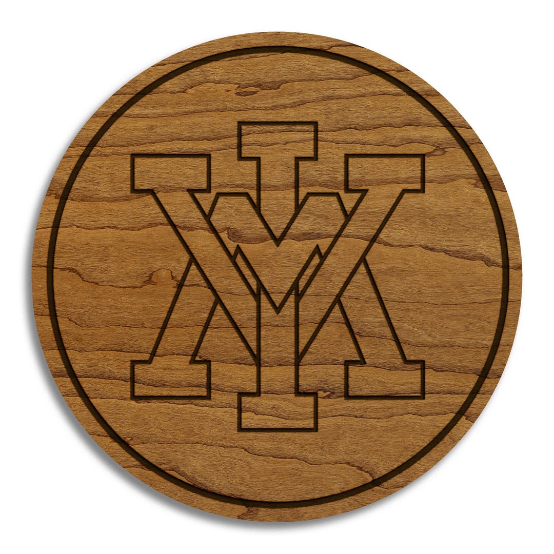 Virginia Military Institute VMI Logo Coaster – Crafted From Cherry or ...