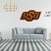 Oklahoma State University OSU Wall Hanging Crafted From Cherry or Maple ...
