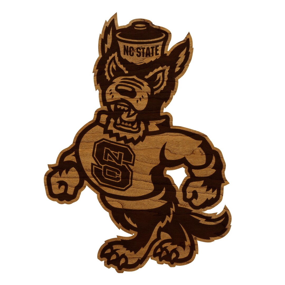 North Carolina State University Strutting Tuffy Wall Hanging - Crafted ...