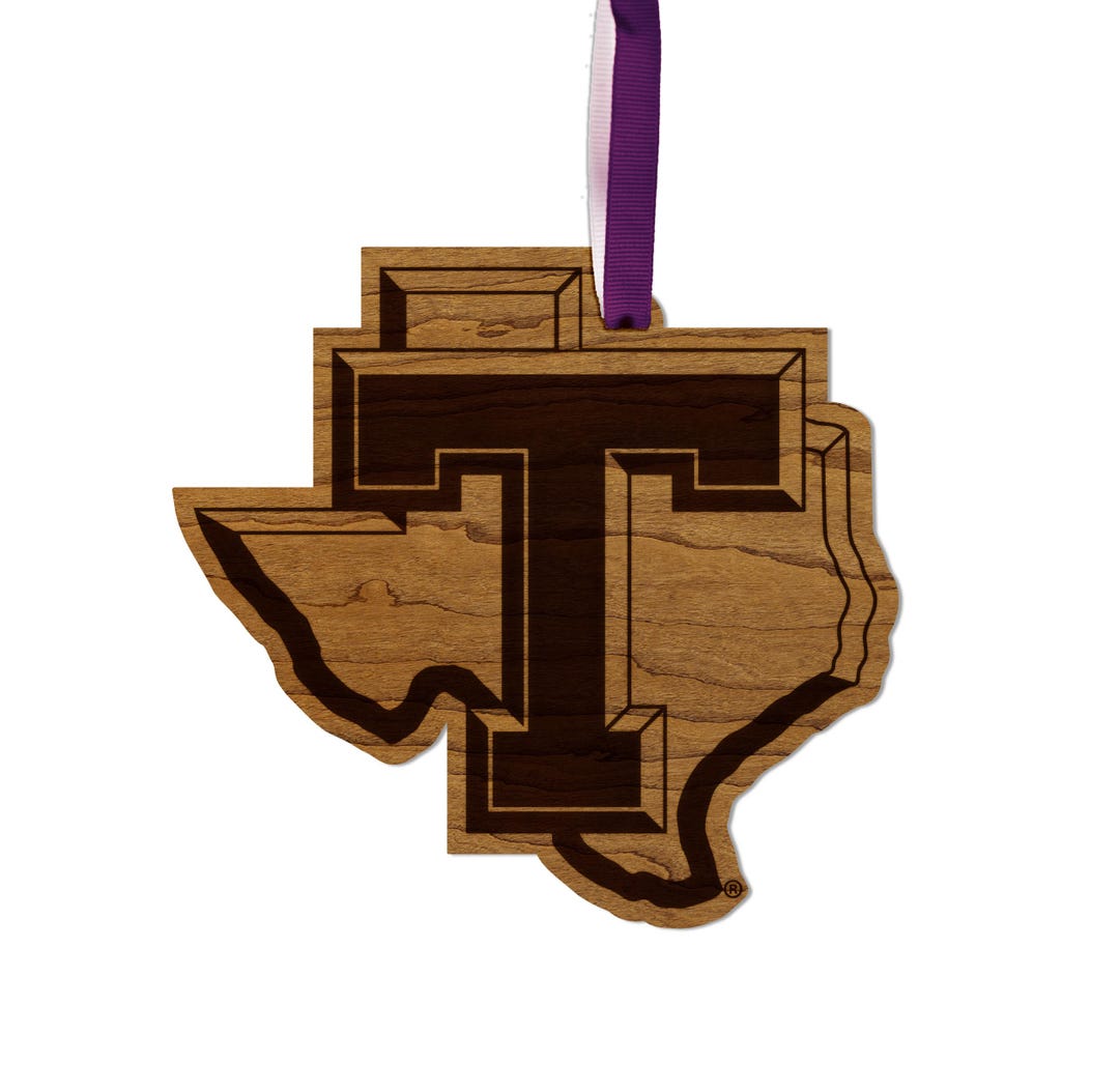 Tarleton State University Texas Logo Ornament – Crafted From Cherry and Maple Wood – Tarleton ...