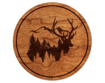 Turkey Hunting Coaster Click to See Multiple Designs | Etsy