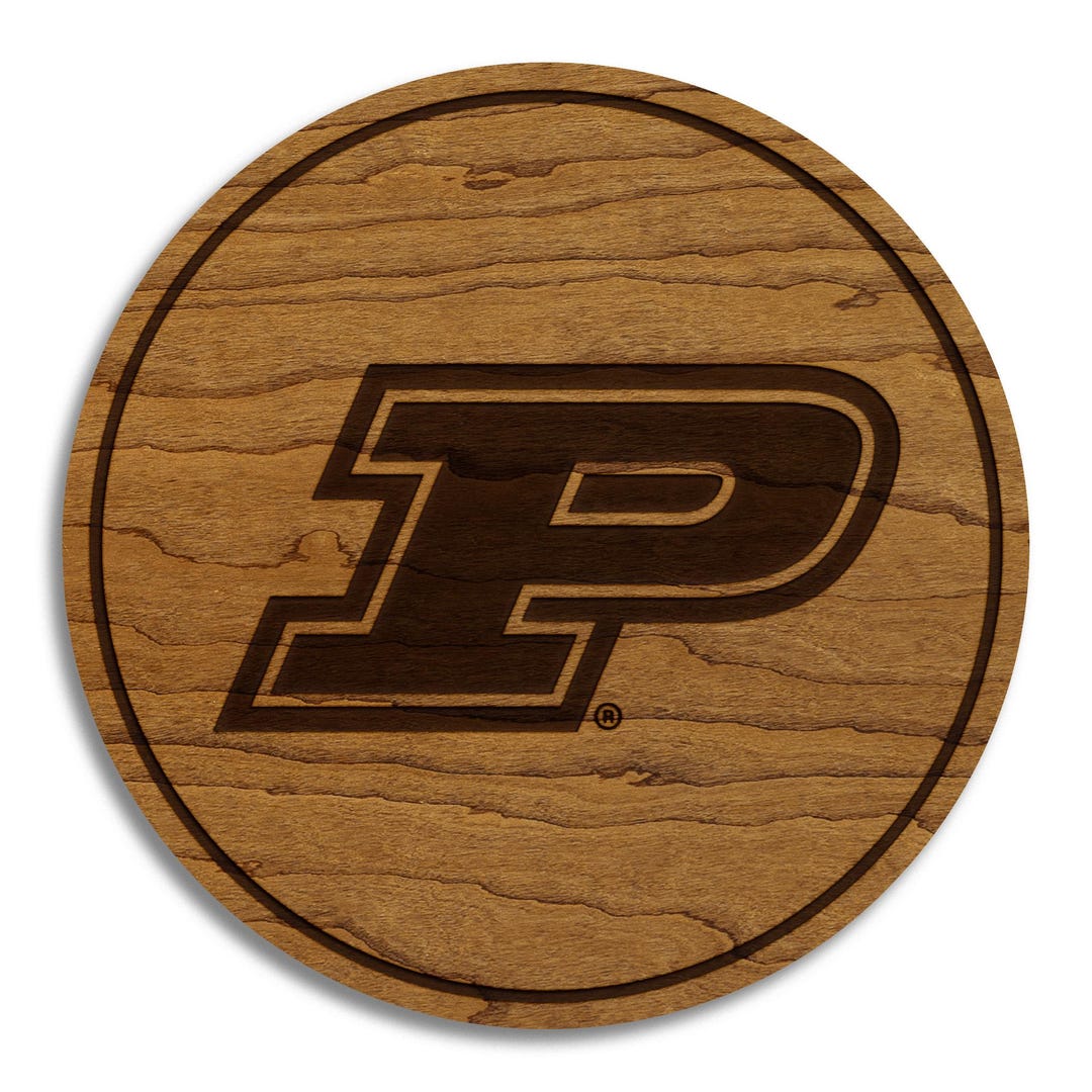 Purdue University Motion P Coaster – Crafted From Cherry or Maple Wood ...
