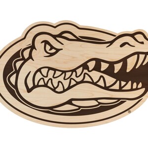 University of Florida Gators Cutout Wall Hanging - Crafted From Cherry ...
