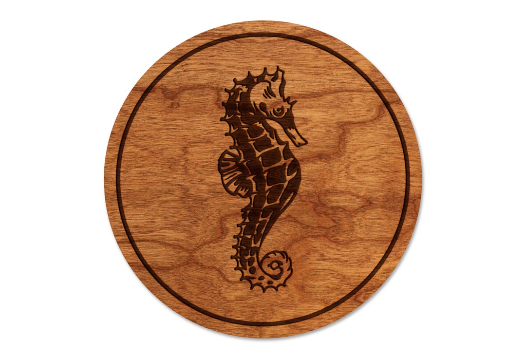 Sea-life Coaster – Multiple Animals Available - Crafted From Cherry or ...