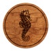 Sea-life Coaster Multiple Animals Available Crafted From Cherry or ...