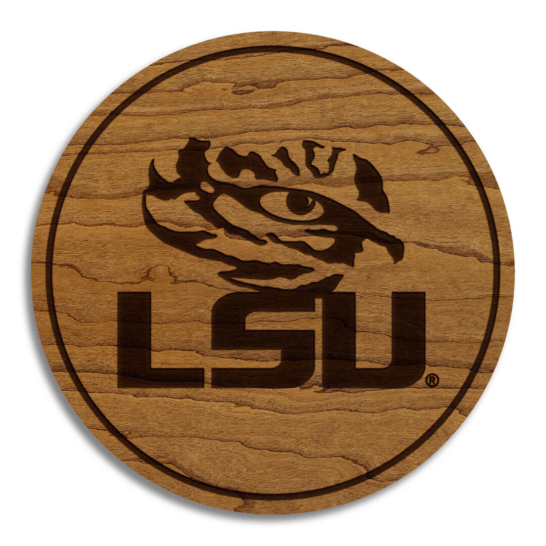 Louisiana State University Tigers Coaster – Crafted From Cherry or ...