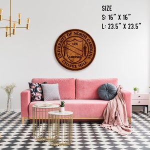 University of North Carolina Chapel Hill UNC Wall Hanging Seal UNC Seal ...
