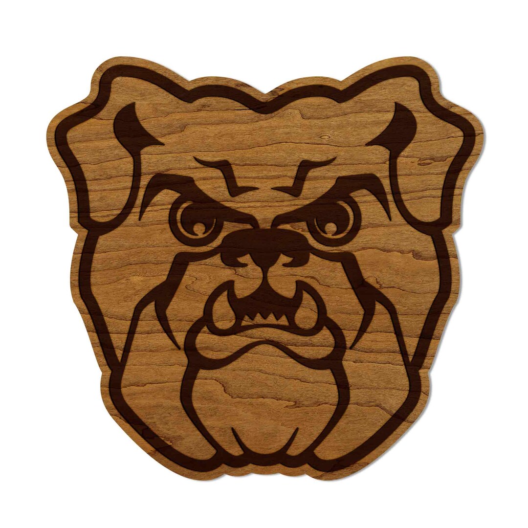 Butler University Bulldog Head Wall Hangings - Crafted From Cherry or ...