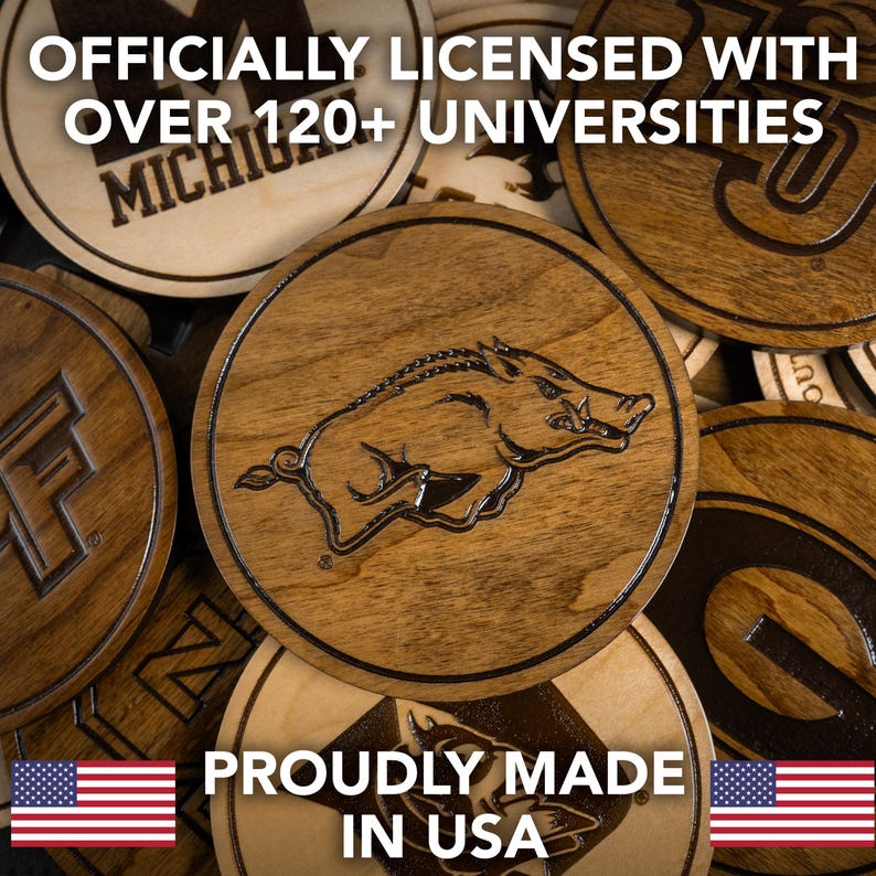 Duke Blue Devils Devil D Coaster– Crafted From Cherry or Maple Wood - Etsy