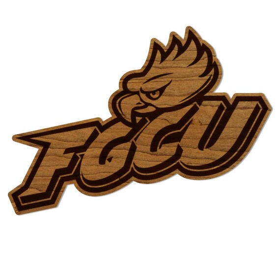 Fgcu Logo Florida Gulf Coast Stacked Eagle & FGCU Logo Car Decal