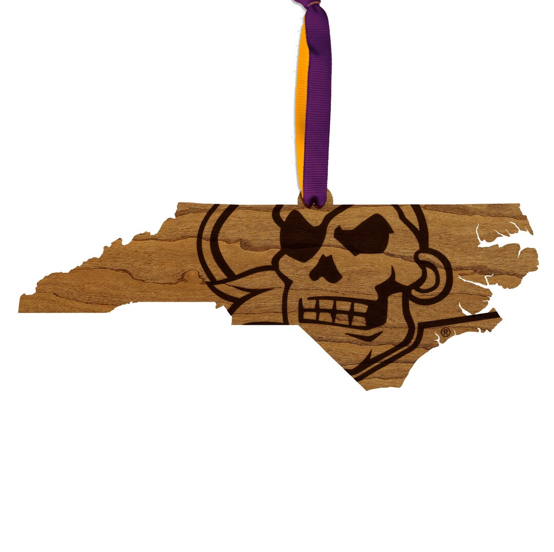 East Carolina University Pirate State of Mind Ornament – Crafted From ...