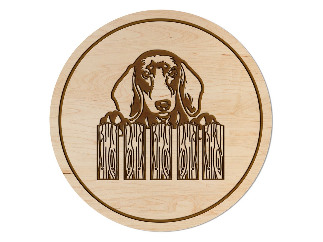 Dog Coaster – Multiple Breeds Available - Crafted From Cherry or Maple ...