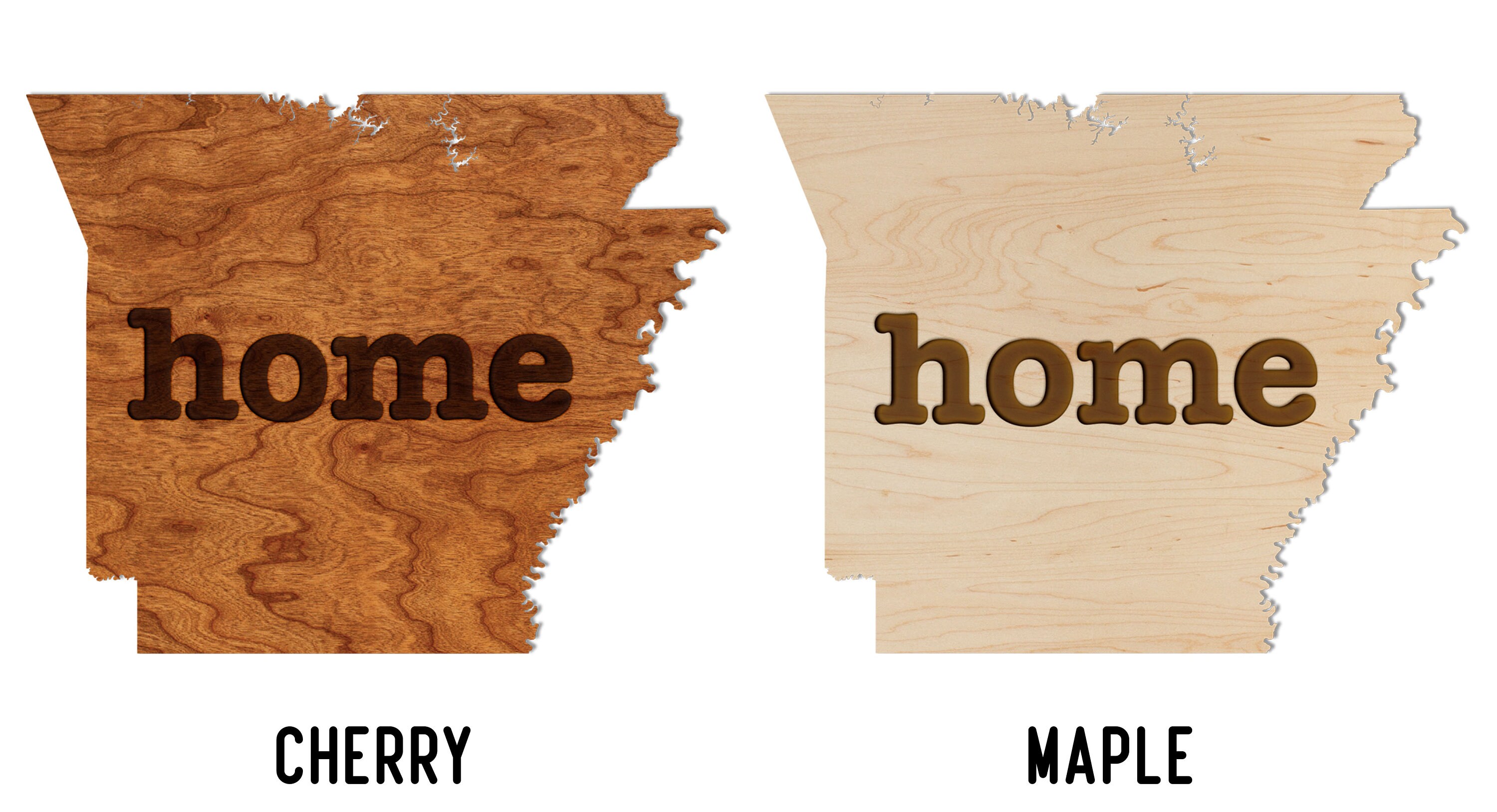 Home State Map All 50 States Available Crafted From Cherry - Etsy