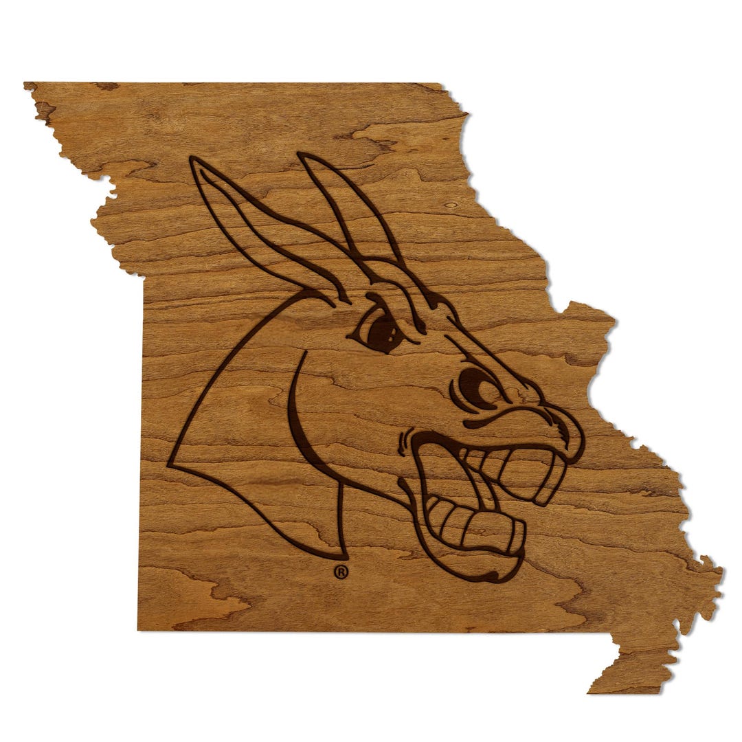 University of Central Missouri Mule on State Wall Hanging – Crafted ...