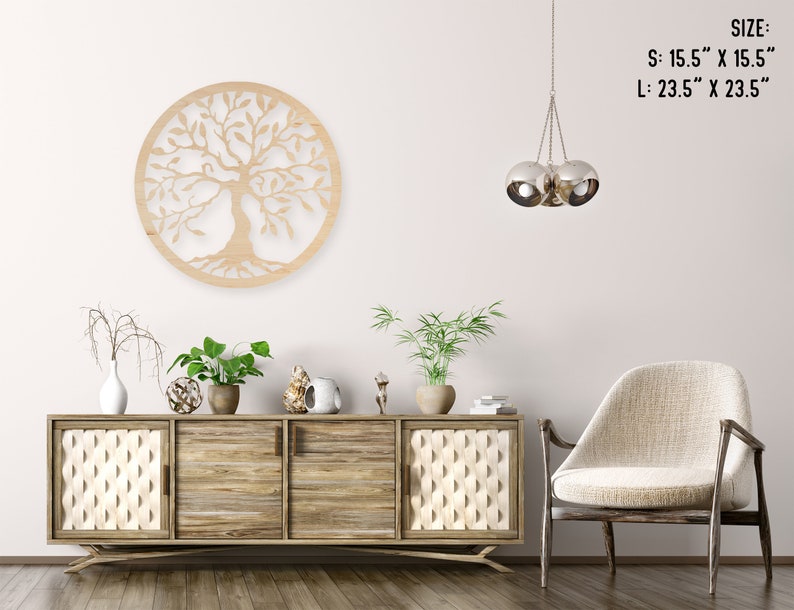 Tree of Life – Wall Hanging – Crafted From Cherry or Maple Wood - Etsy
