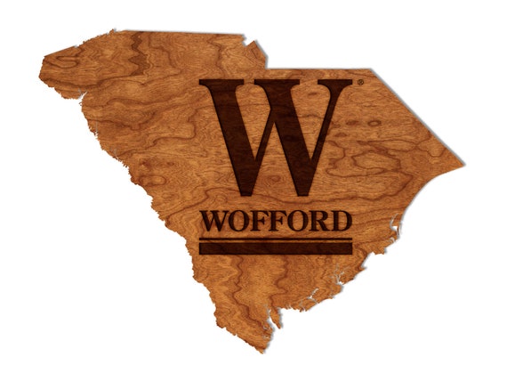 Wofford College Wall Hanging Crafted From Cherry or Maple - Etsy