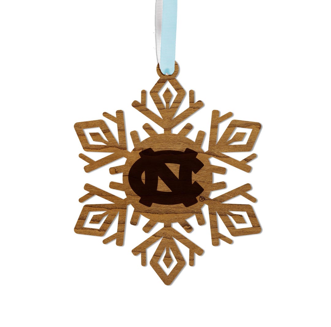 University of North Carolina Chapel Hill NC Snowflake Ornament ...