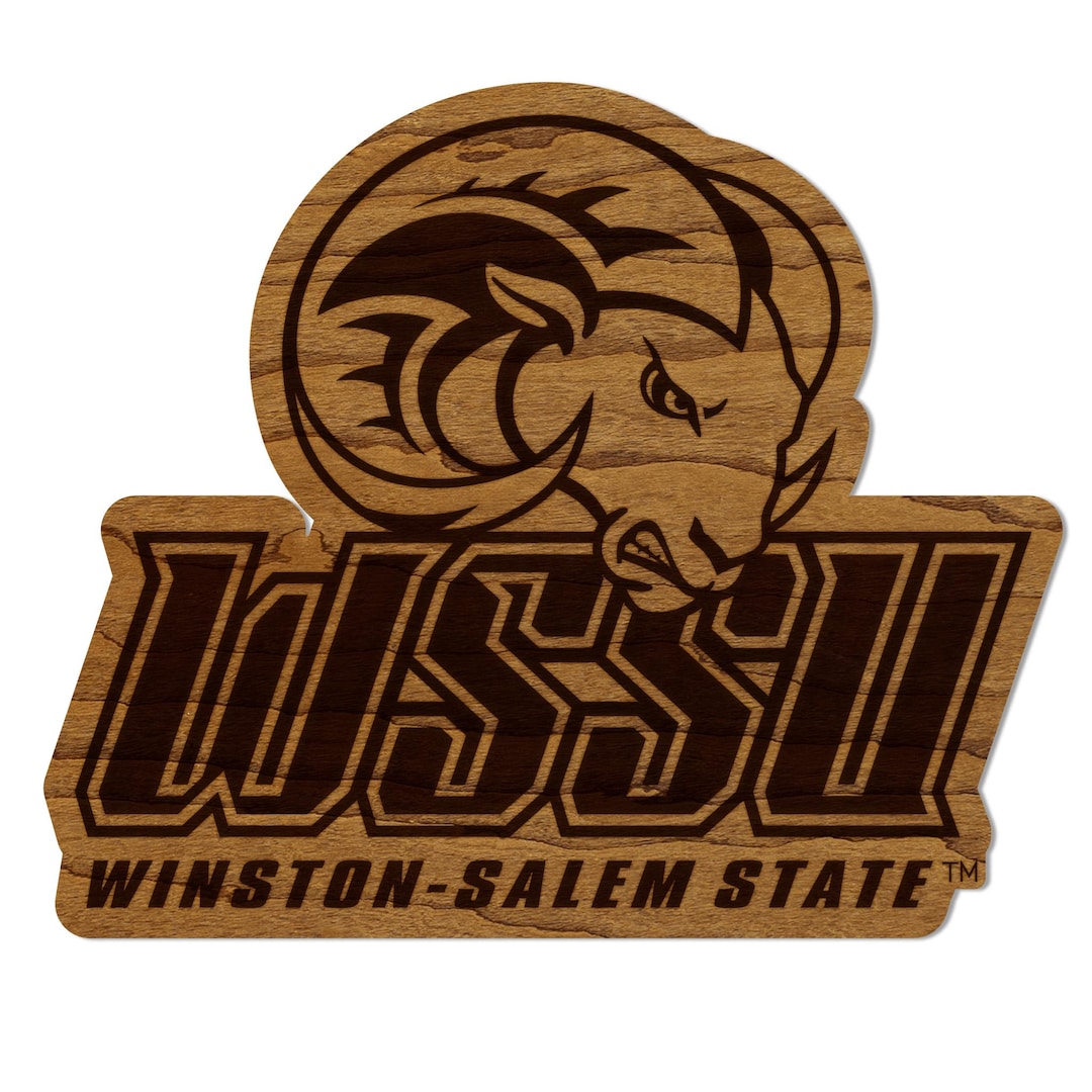 Winston Salem State University Rams Magnet - Crafted From Cherry or ...
