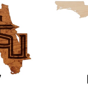 Florida State University FSU Wall Hanging Crafted From Cherry or Maple ...