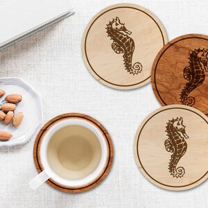 Sea-life Coaster – Multiple Animals Available - Crafted From Cherry or ...