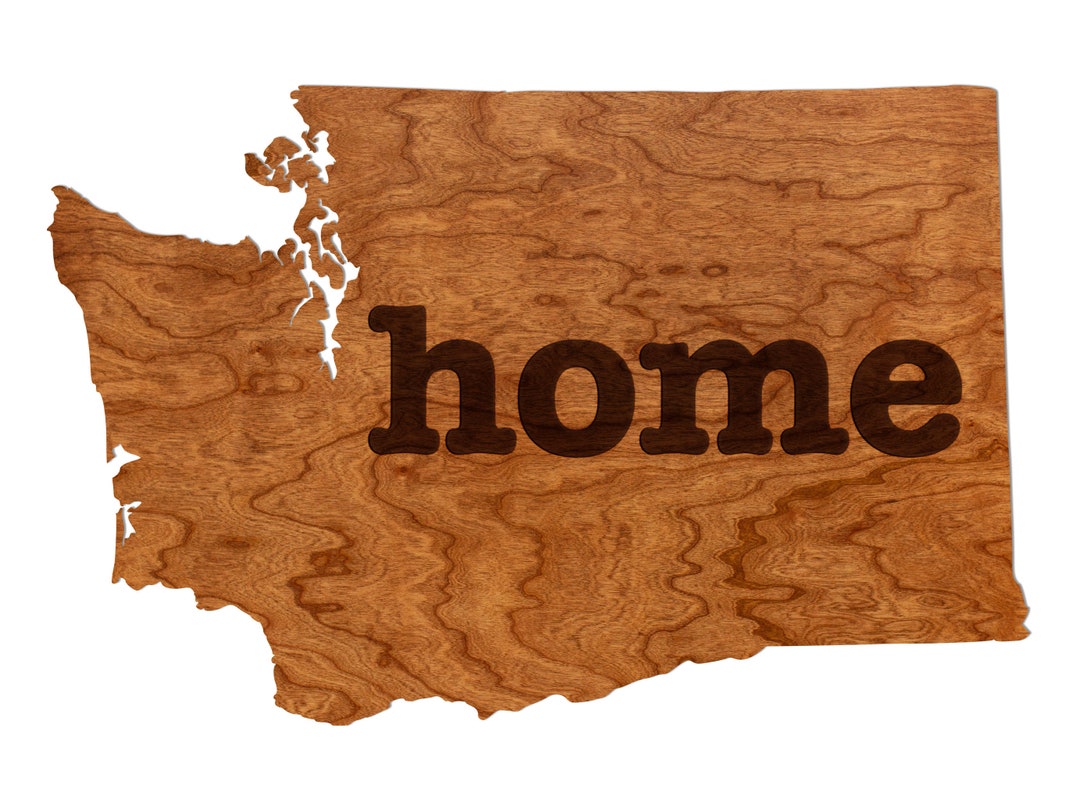 Home State Map All 50 States Available Crafted From Cherry or Maple ...