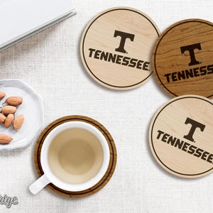 University of Tennessee Wordmark Coaster – Crafted From Cherry or Maple ...