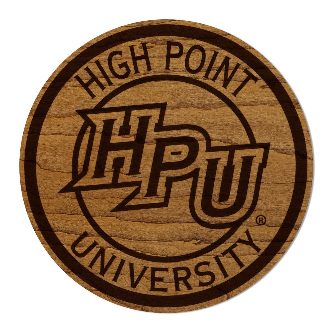 High Point University HPU Logo Magnet - Crafted From Cherry or Maple ...