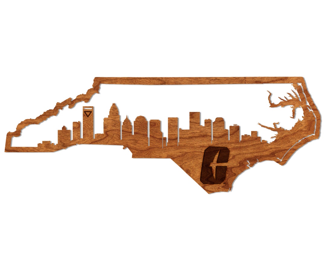 University of North Carolina Charlotte UNCC Wall Hanging Crafted From ...