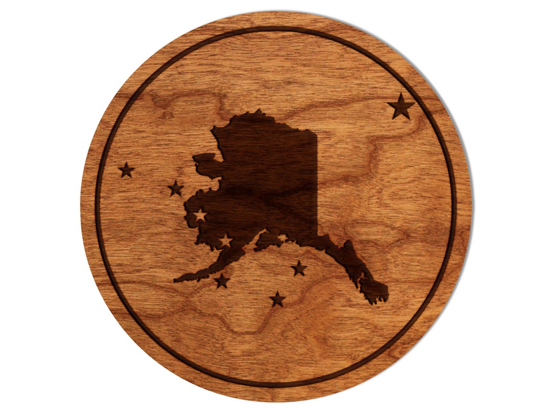 State Flag Coaster All 50 States Available Crafted From Cherry or Maple ...