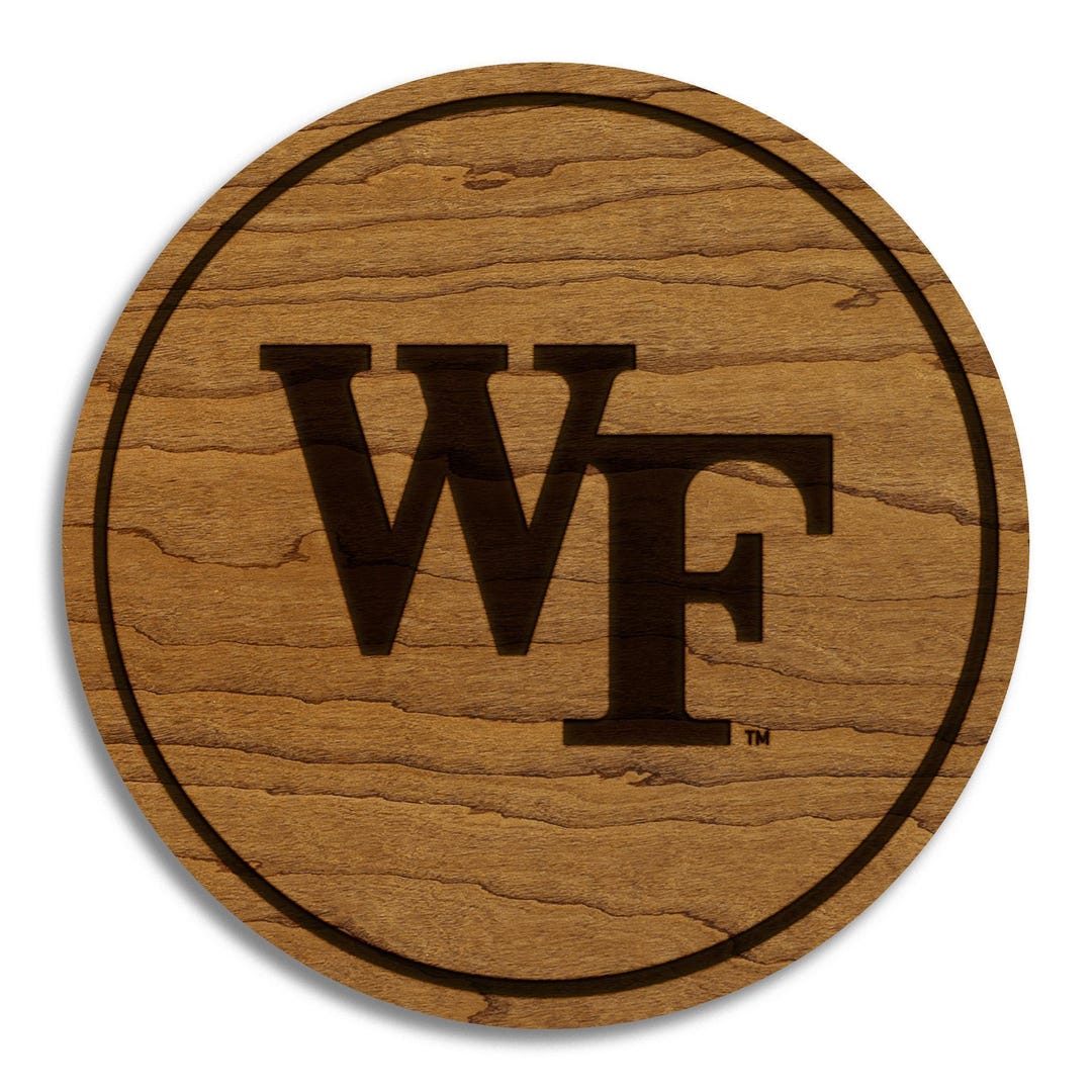 Wake Forest University WF Coasters – Crafted From Cherry Wood - Etsy