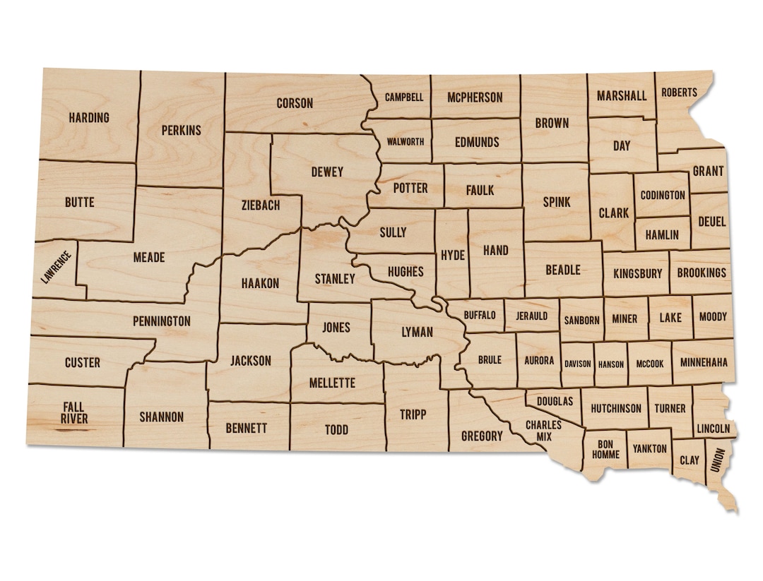 County State Map All 50 States Available Crafted From Cherry and Maple ...