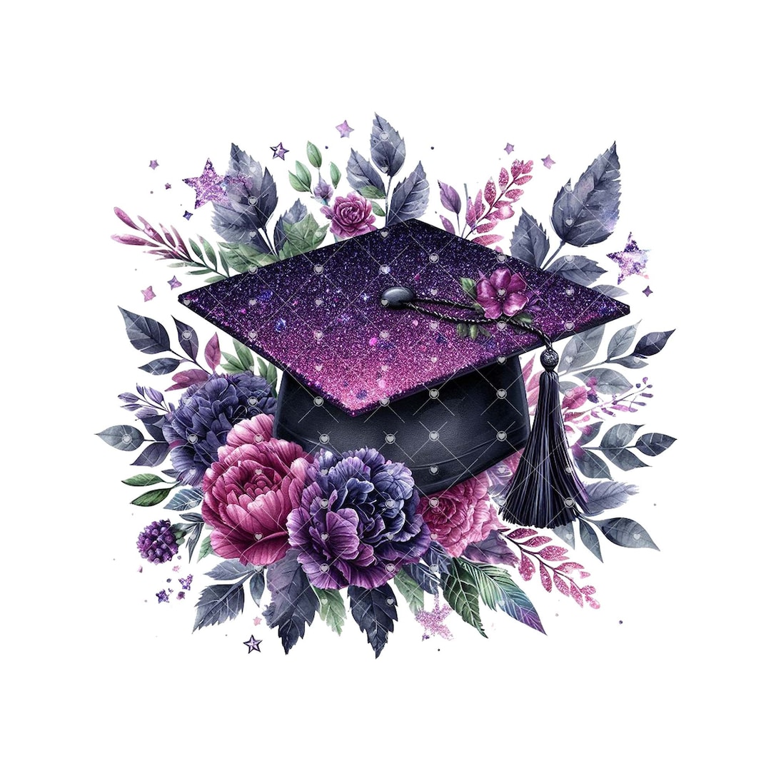 Graduation Cap Sublimation File - Graduation Decor PNG - Sublimation ...