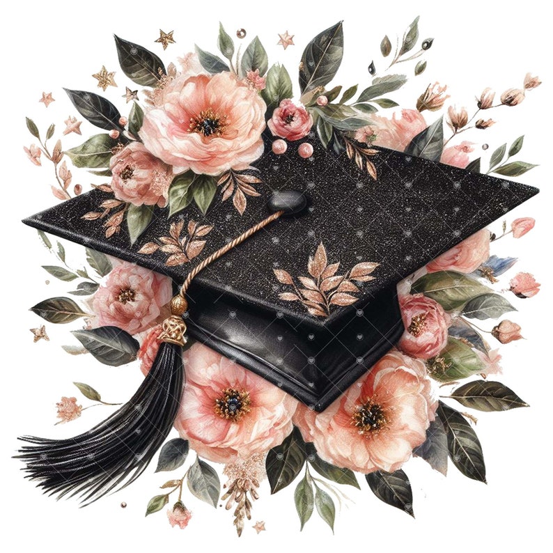 Graduation Cap Sublimation File - Graduation Decor PNG - Sublimation ...