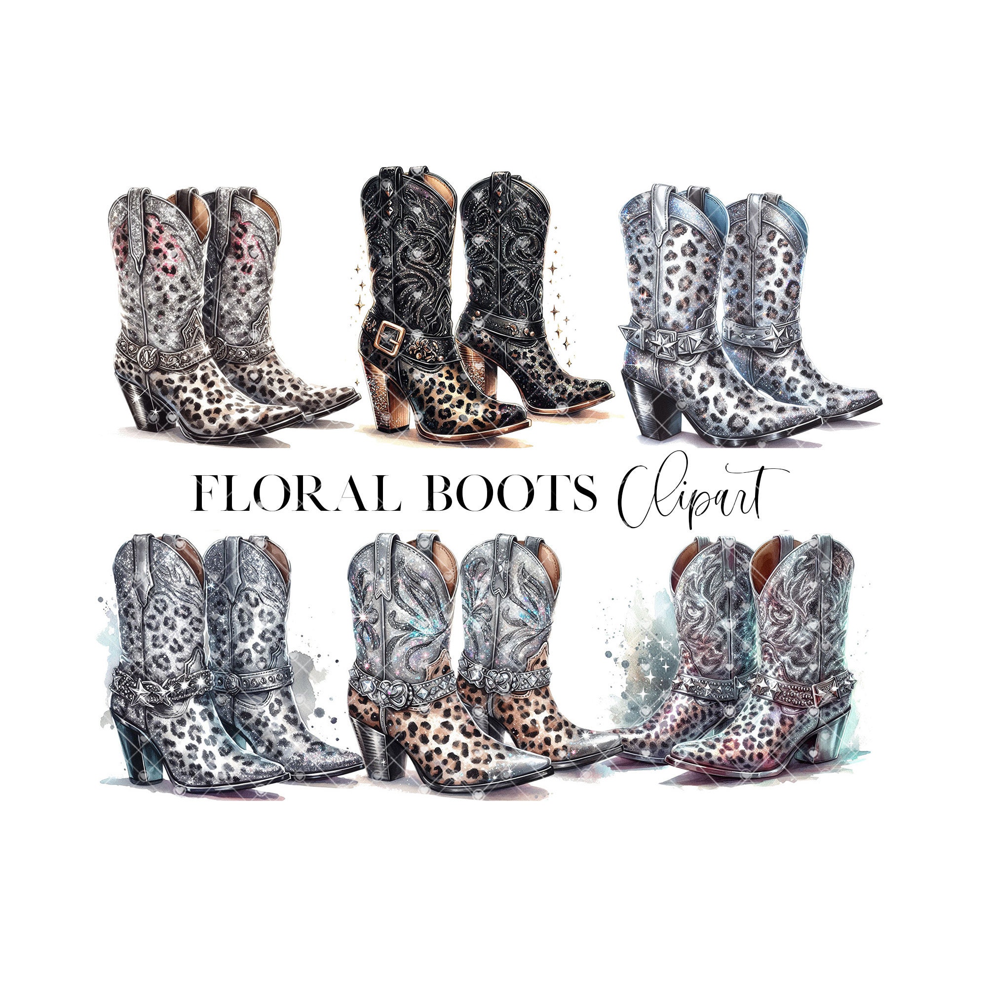 Cowboy Boots Clipart Country Girl Clipart Cute Cowgirl Boots Clipart ...