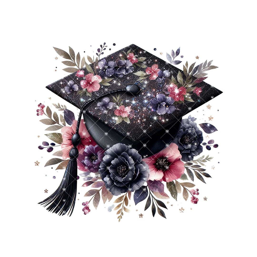 Graduation Cap Sublimation File - Graduation Decor PNG - Sublimation ...