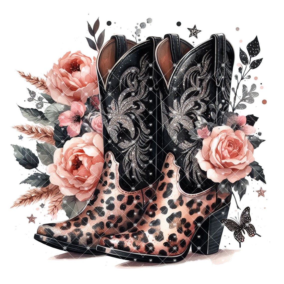 Cowboy Boots Clipart Country Girl Clipart Cute Cowgirl Boots Clipart ...