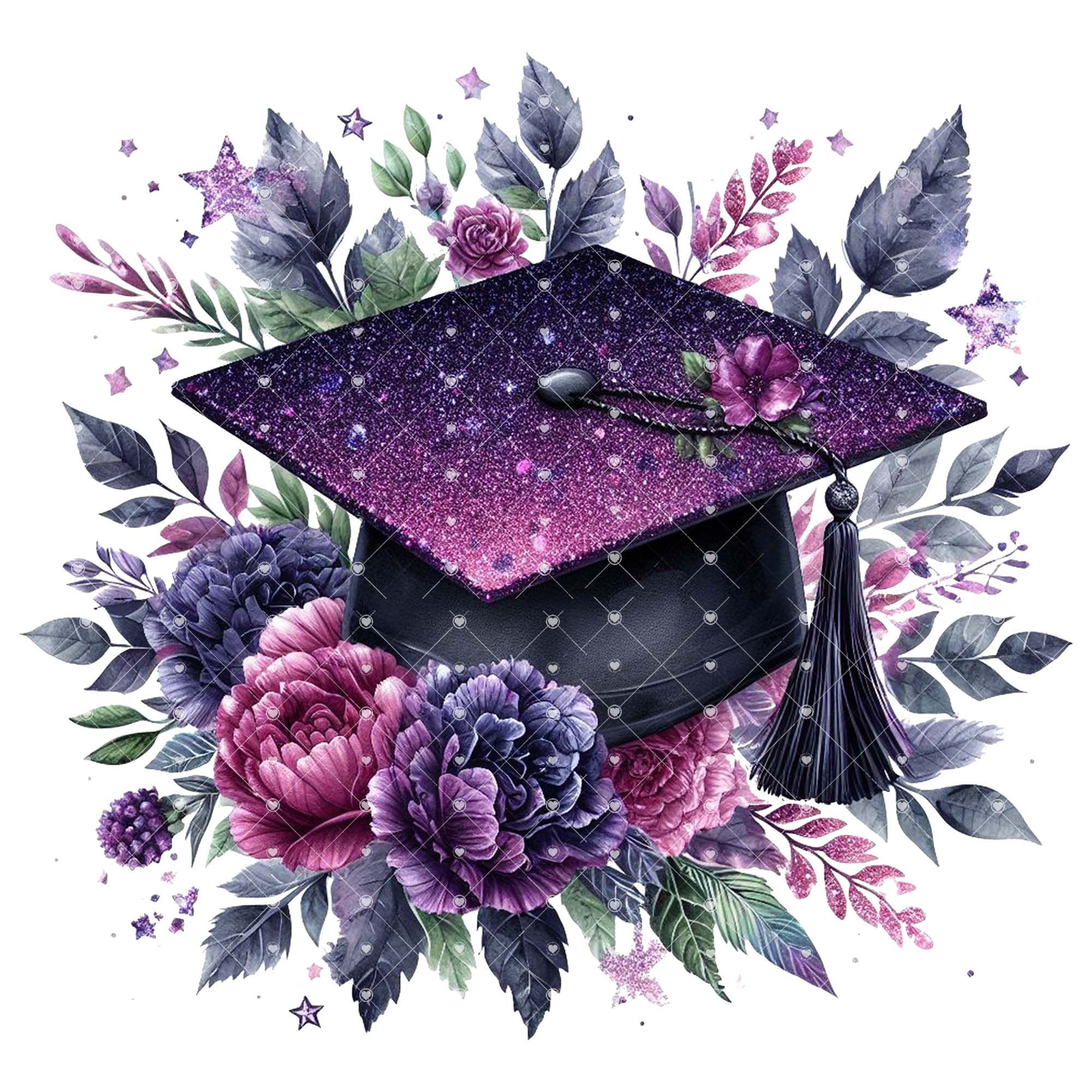 Graduation Cap Sublimation File - Graduation Decor PNG - Sublimation ...
