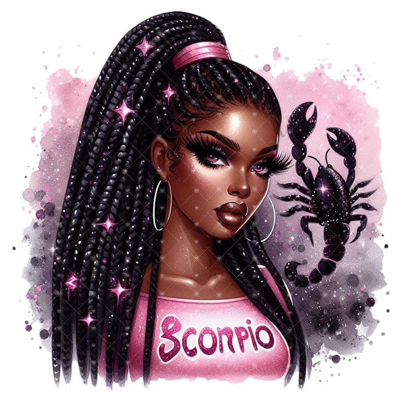 Scorpio Zodiac Clip Art. Scorpio Zodiac Sign, Scorpio Sublimation ...