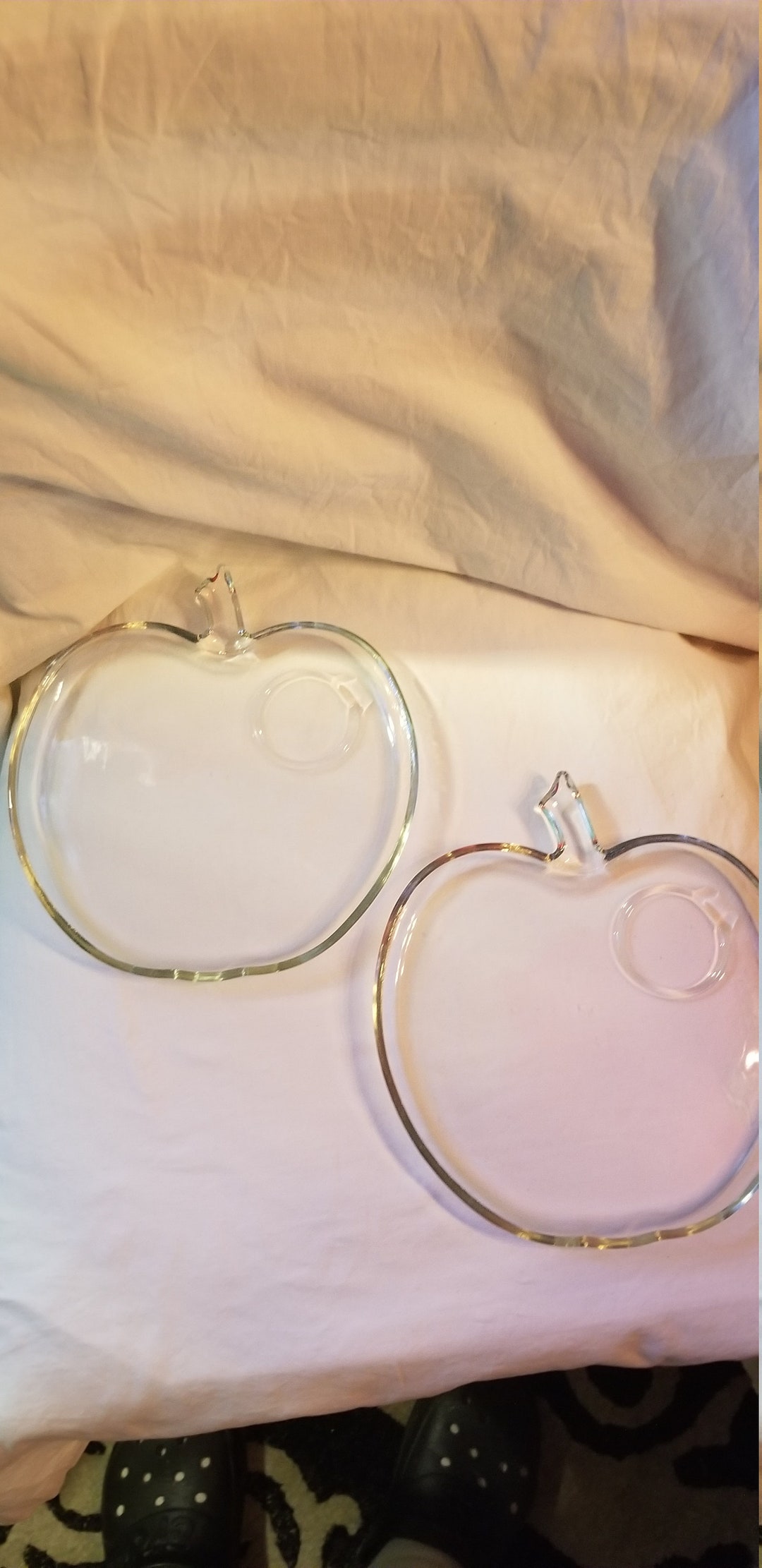 Apple Shaped Glass Plates - Etsy