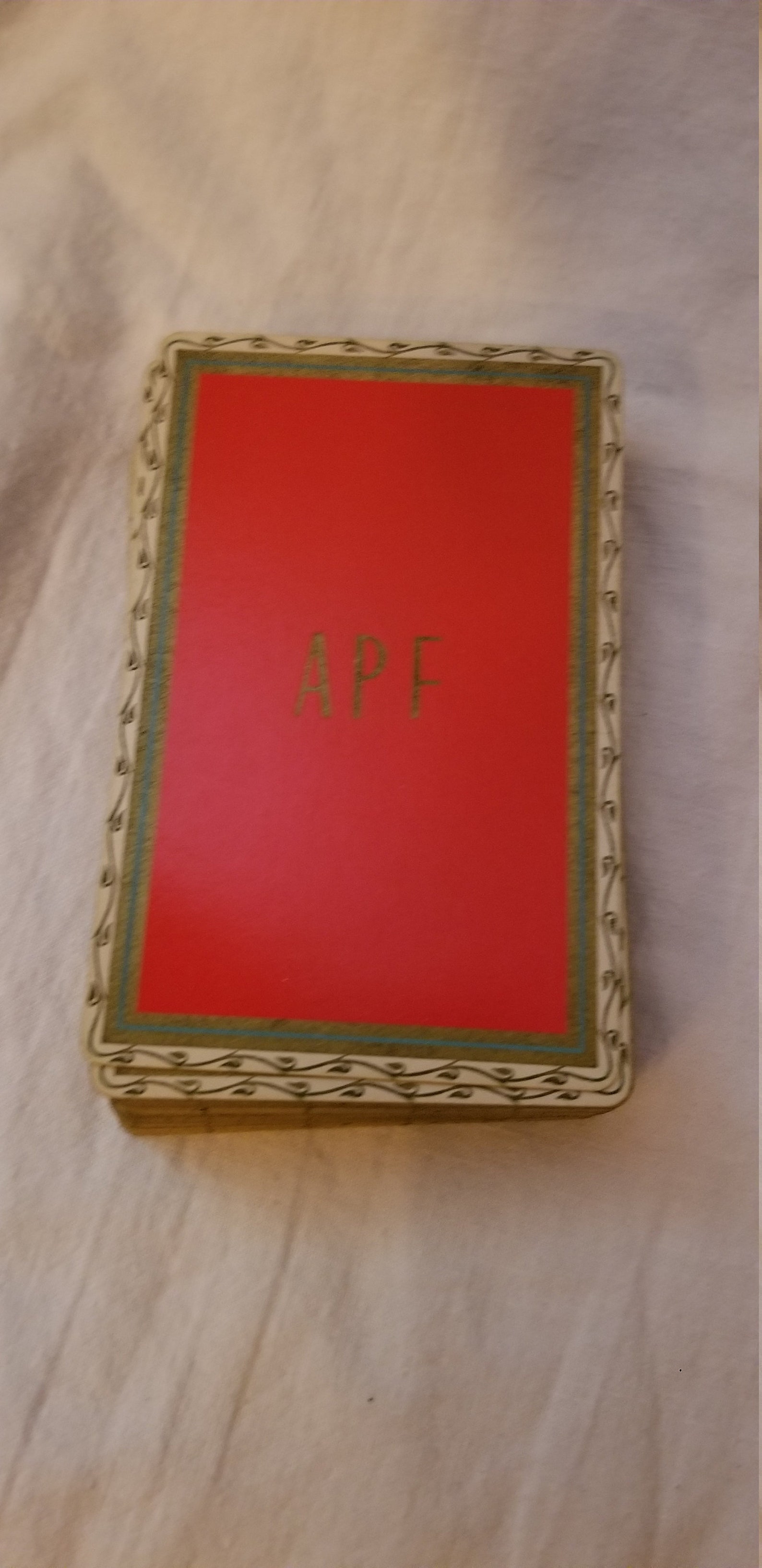 Vintage Brown & Bigelow APF Playing Cards - Etsy