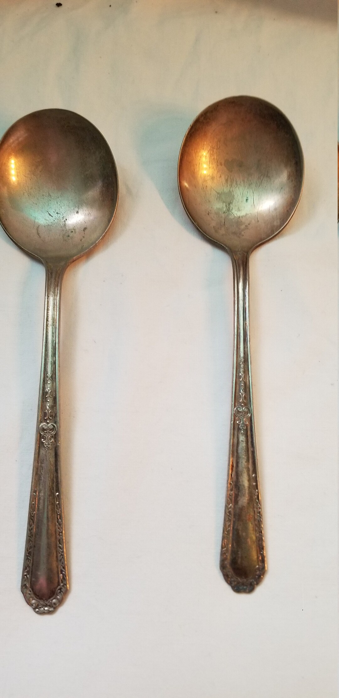 National Silver Co fourteen Soup Spoons - Etsy