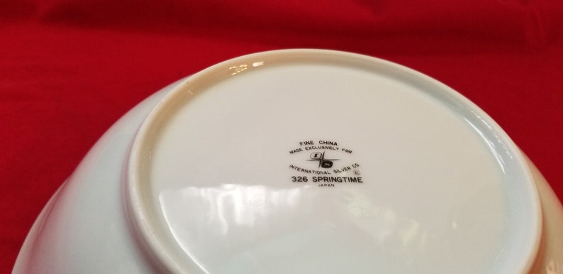 326 Springtime by International Silver Co 9 in Round Vegetable Bowl - Etsy