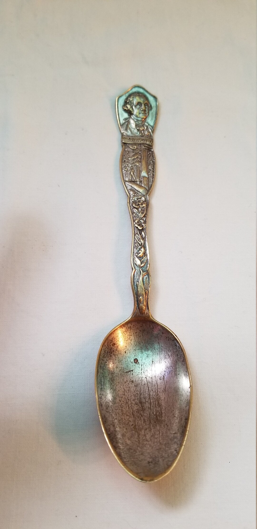 George Washington Souvenir Spoon - Etsy