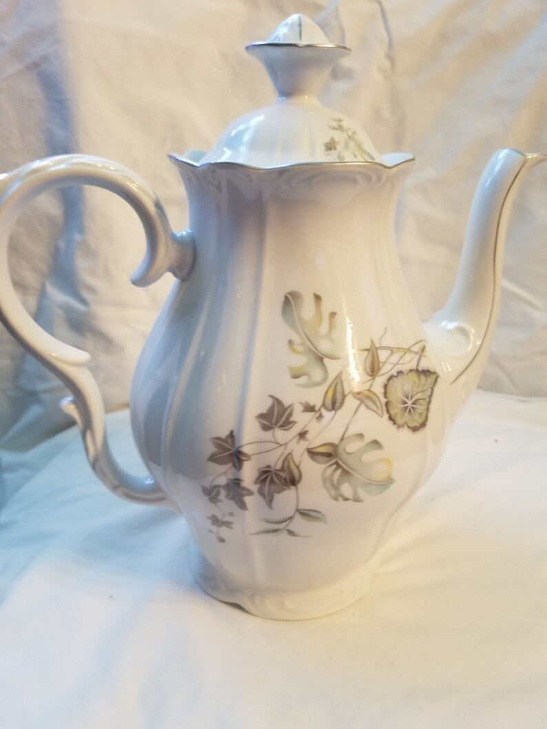 Fine Bohemian China Teapot - Etsy